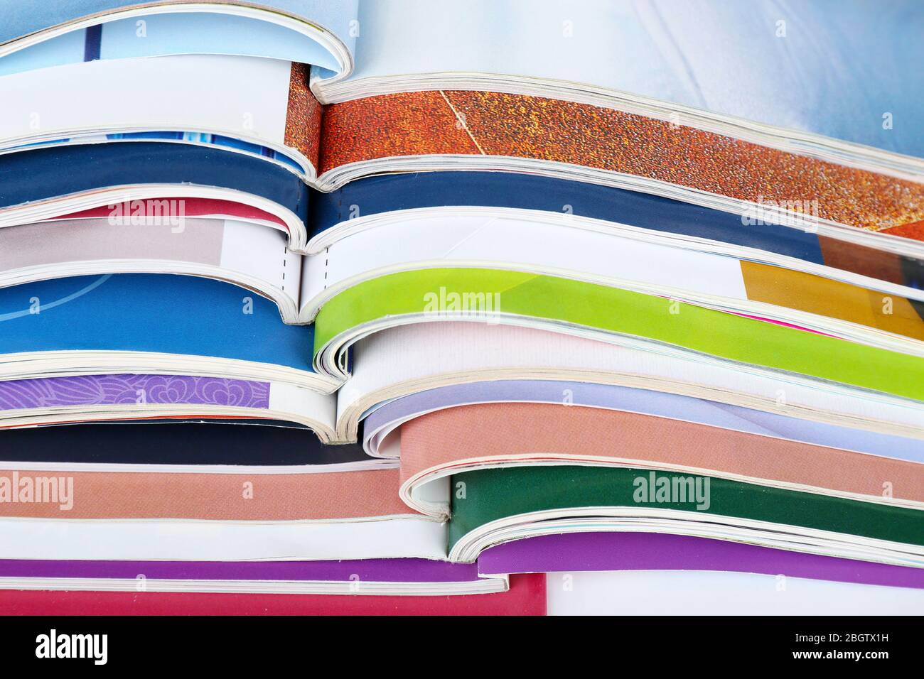 Many magazines close up Stock Photo - Alamy
