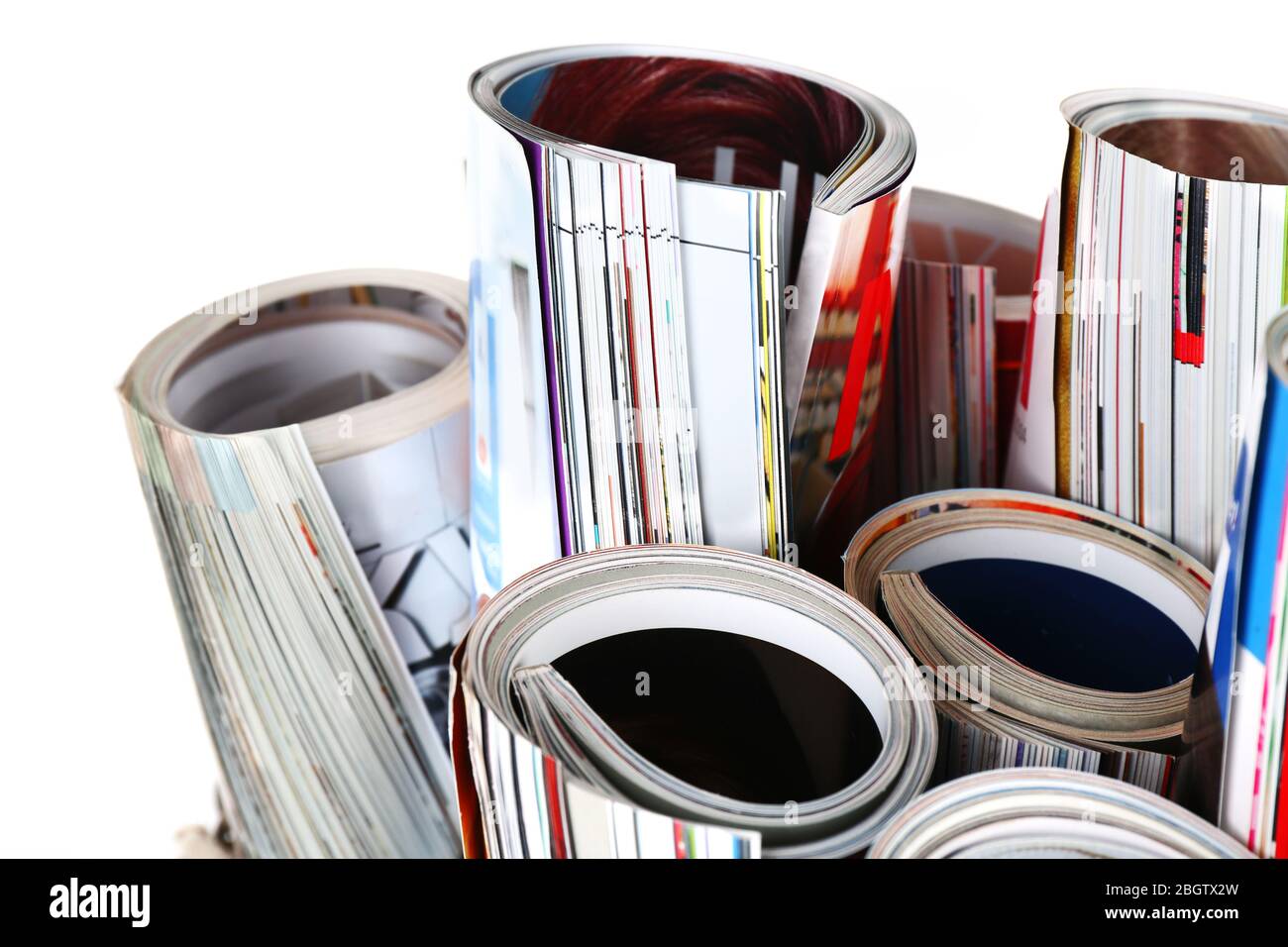 Many magazines close up Stock Photo - Alamy