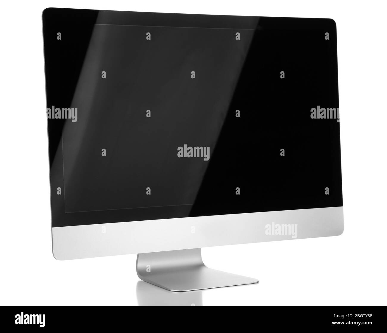 New modern computer, isolated on white Stock Photo - Alamy