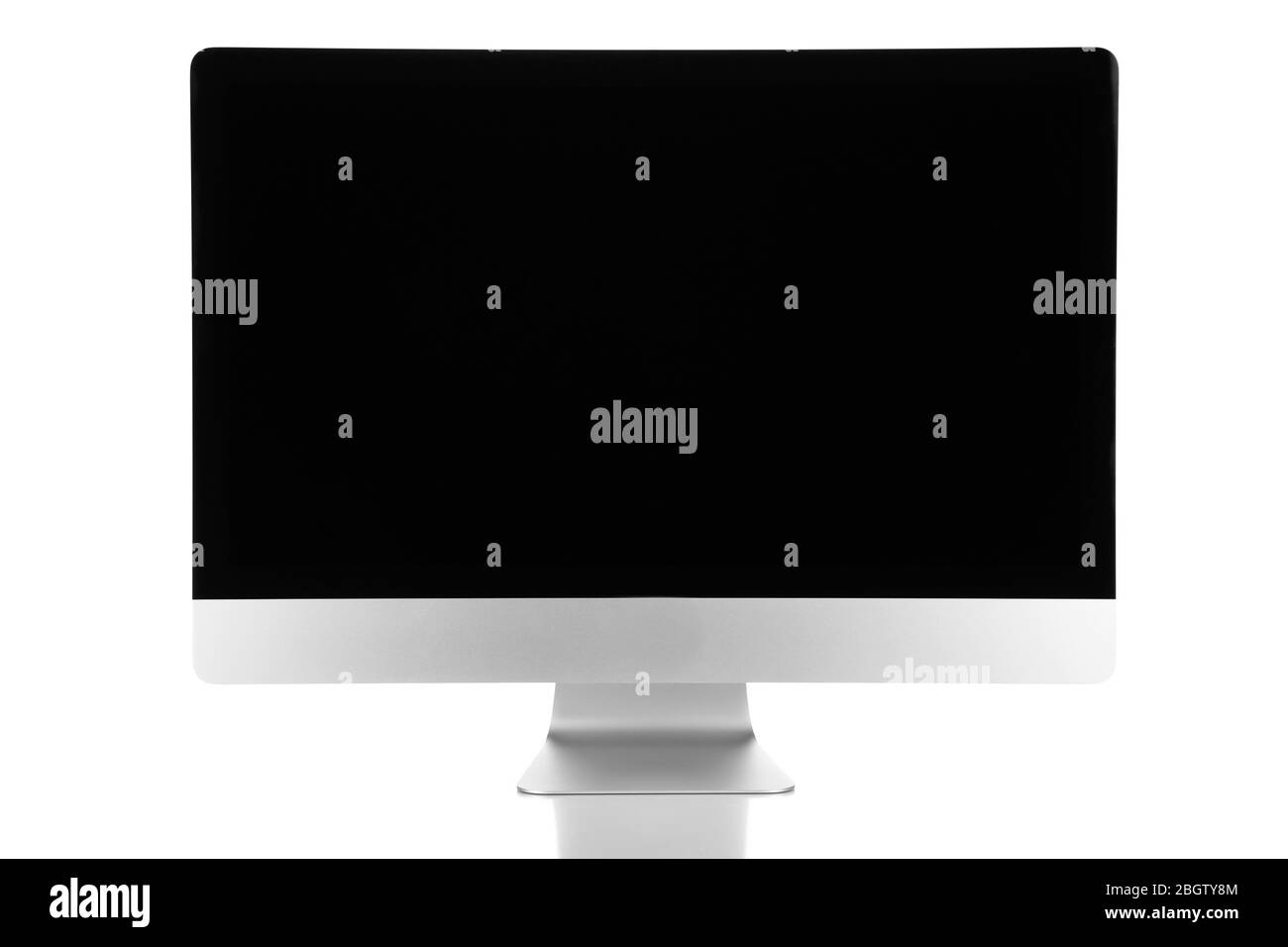 Tft monitor blank screen isolated Black and White Stock Photos & Images ...
