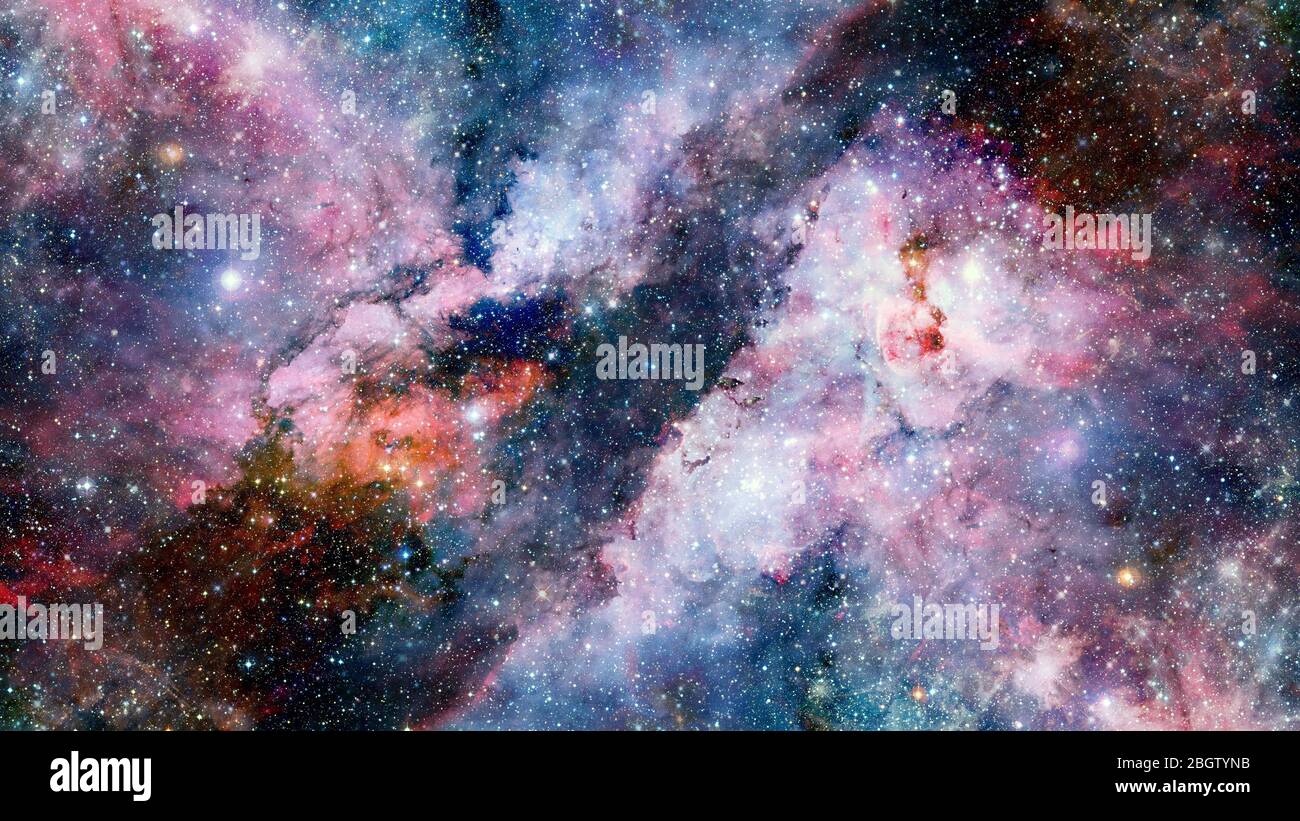 Hubble views galaxy and nebula. Elements of this image furnished by ...