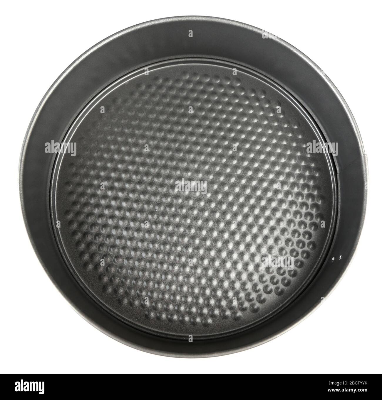 Baking form for cake, isolated on white Stock Photo - Alamy