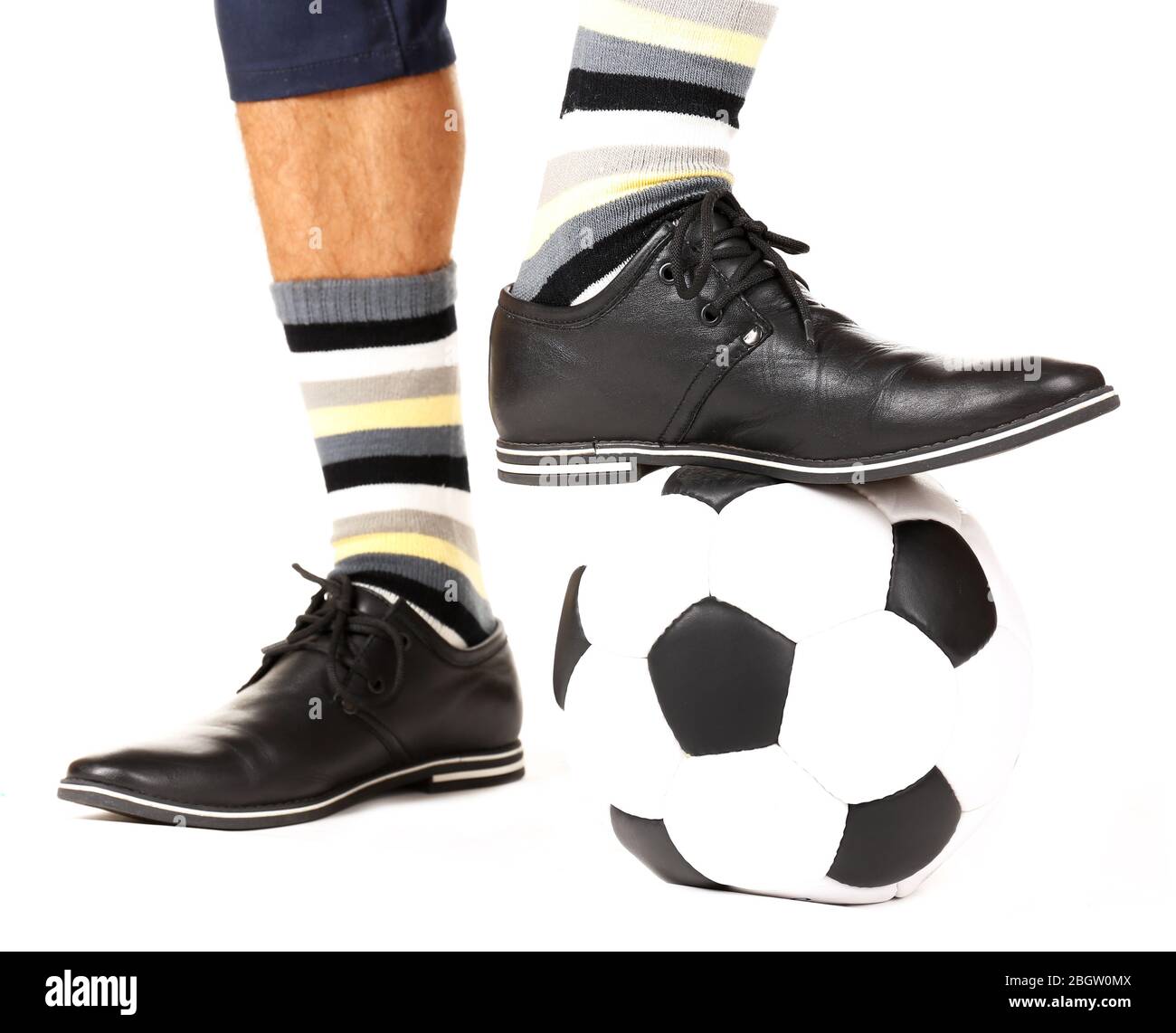 Football player standing feet on hi-res stock photography and images ...