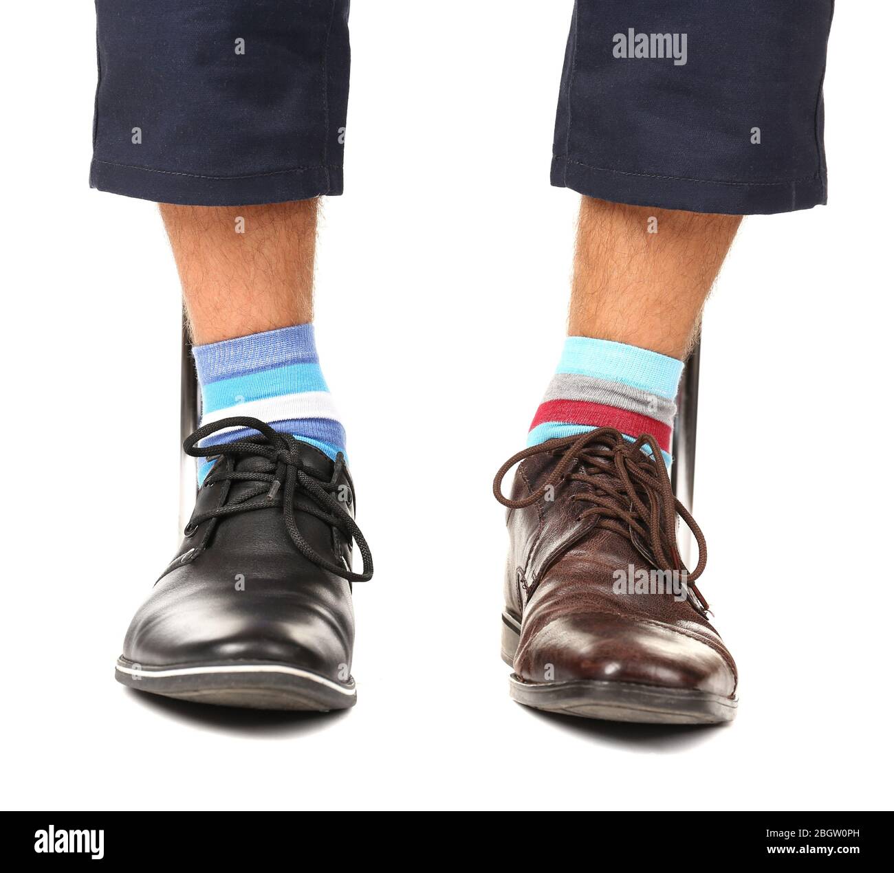 Man in white socks and trousers hi-res stock photography and images - Alamy