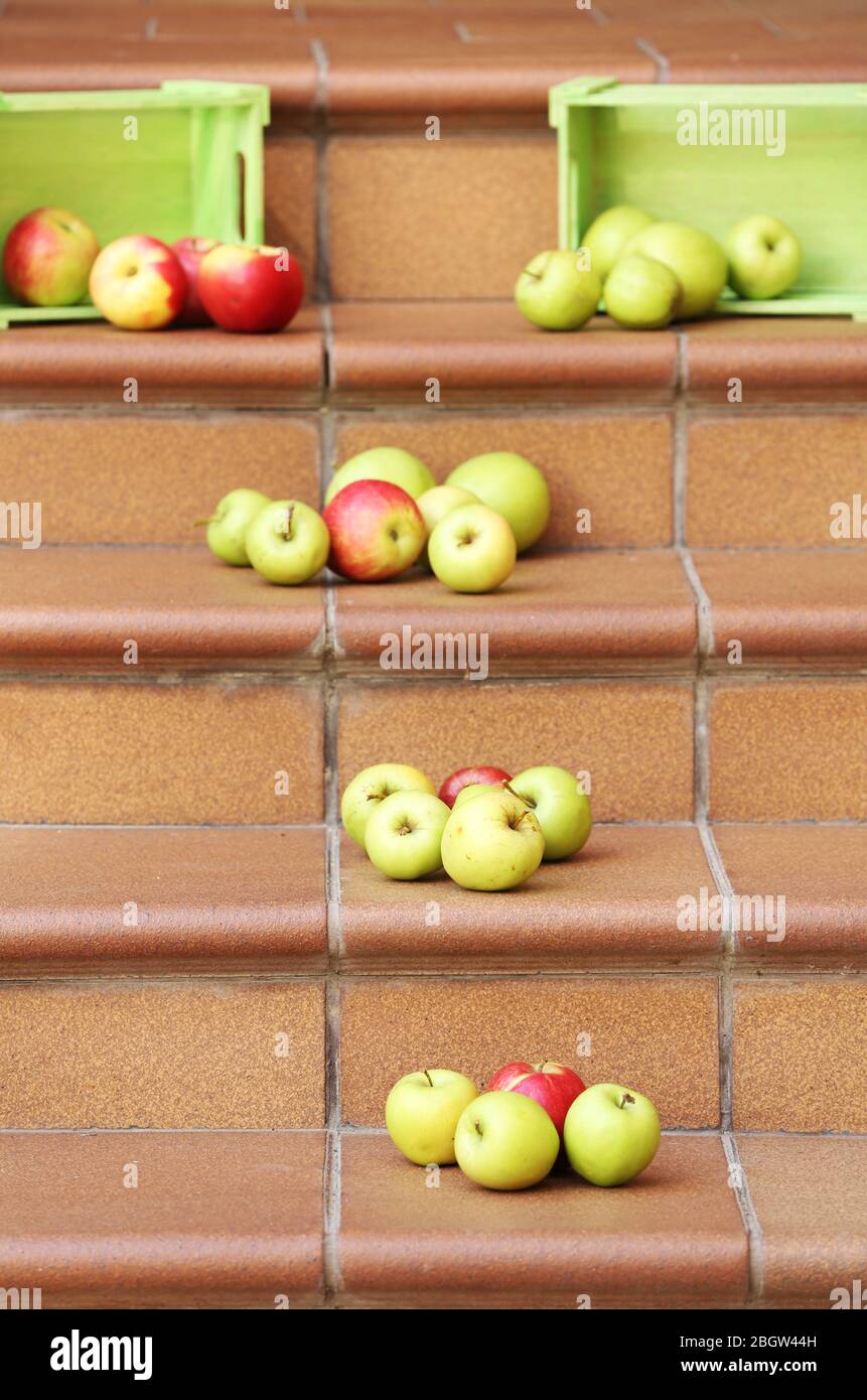 Stairs house pile hi-res stock photography and images - Alamy