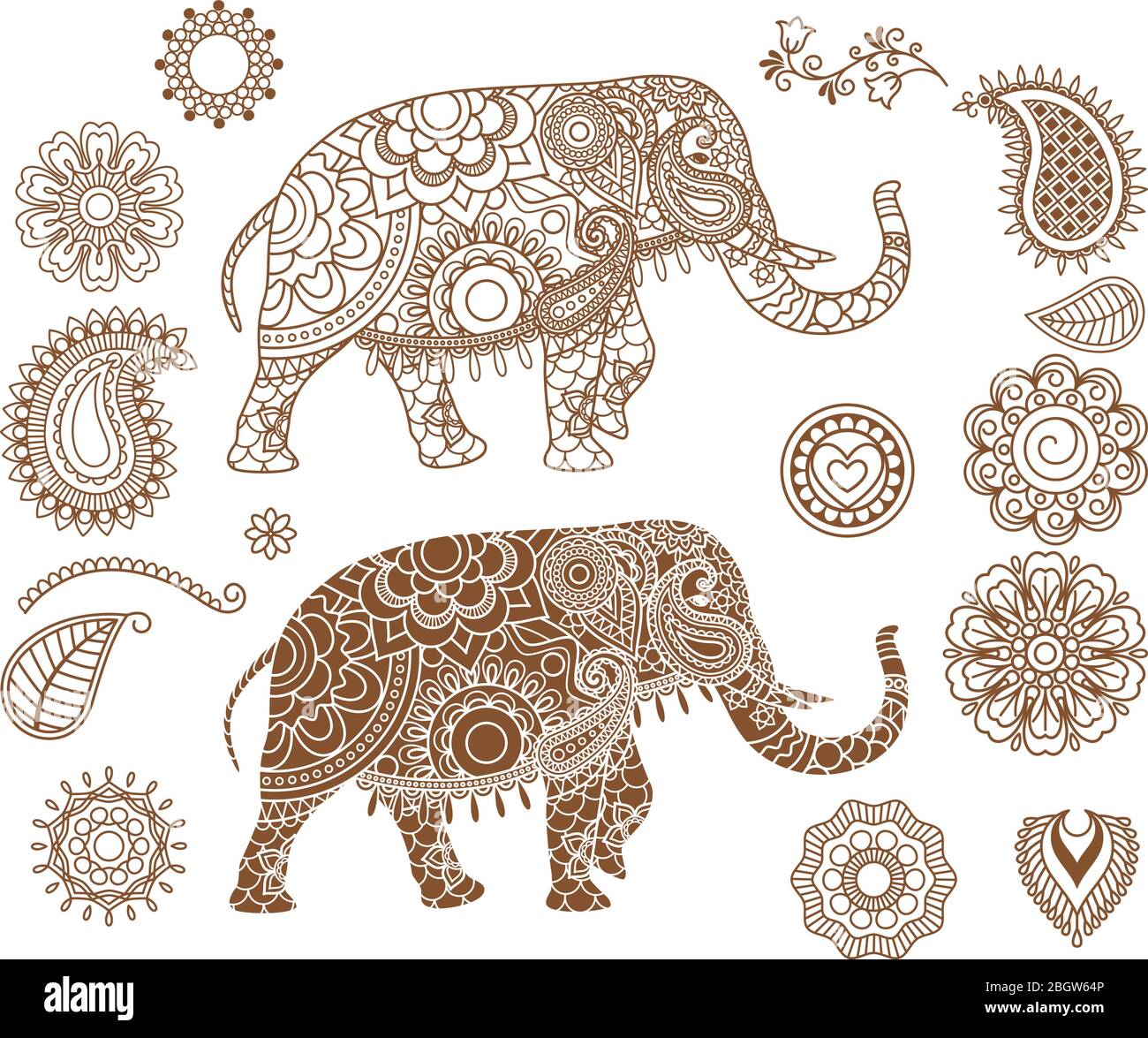 Indian Elephant Patterns