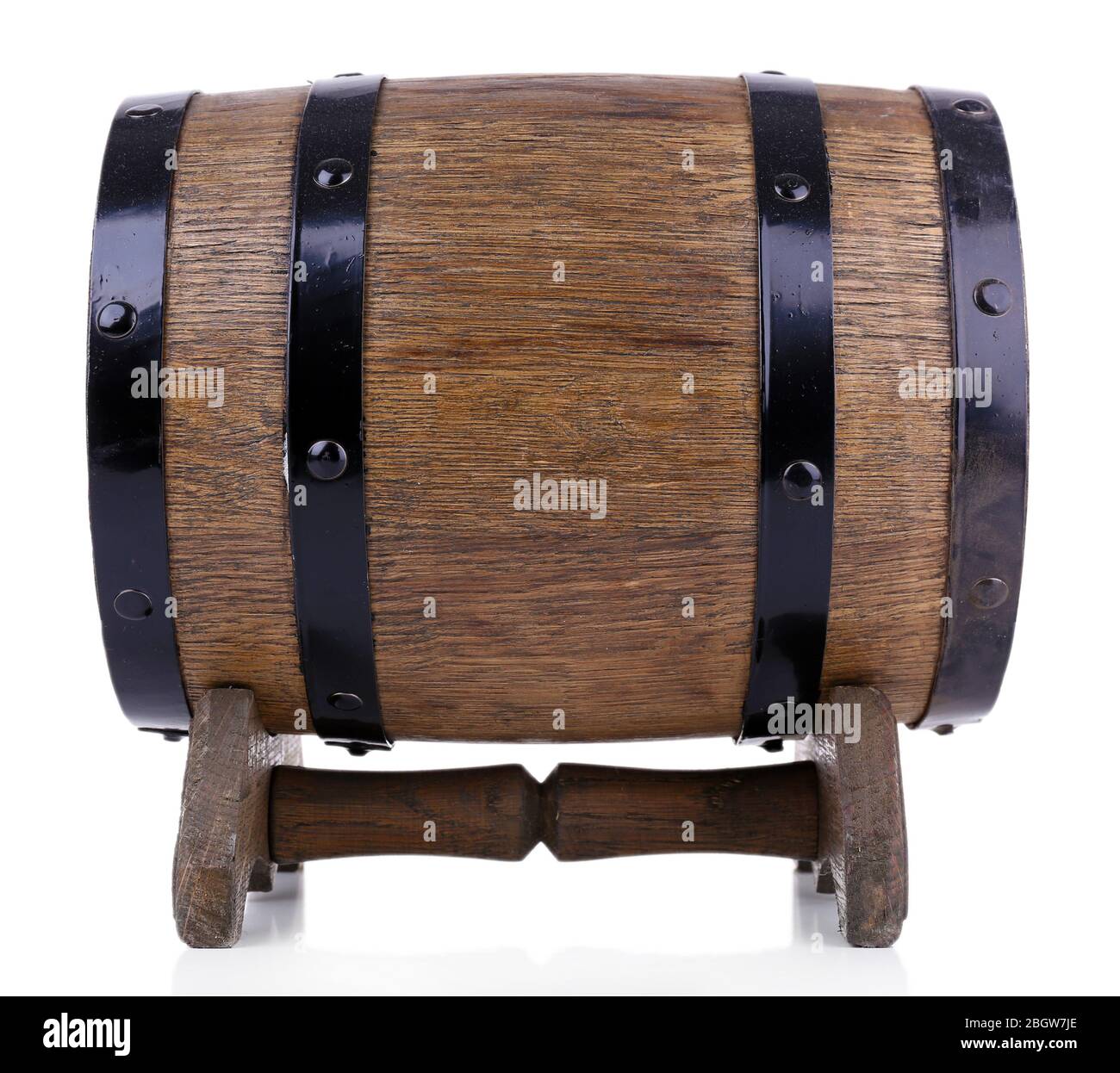 Barrel isolated on white Stock Photo - Alamy