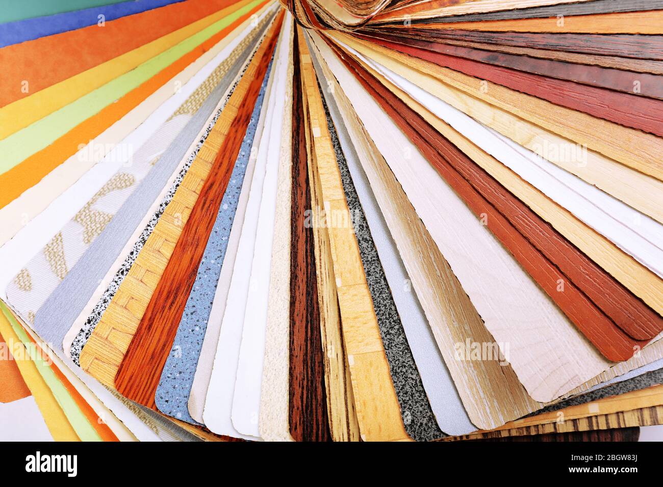 Color palette for furniture close-up Stock Photo - Alamy