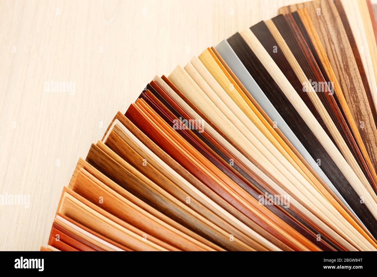 Color palette for furniture on table close-up Stock Photo - Alamy