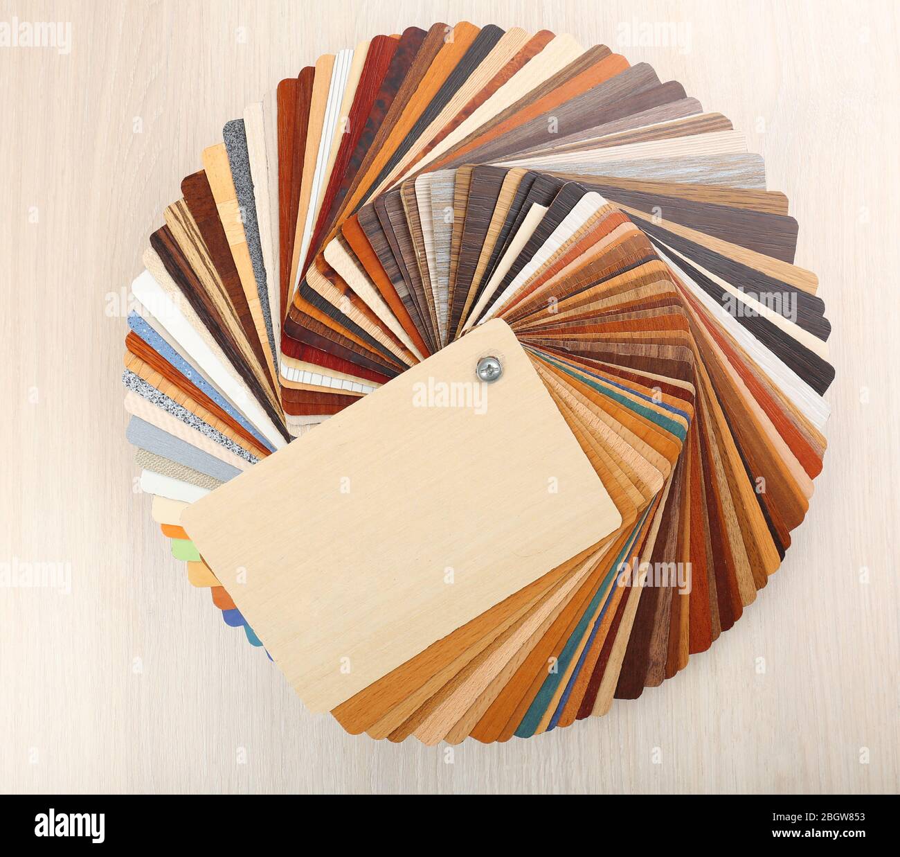 Color palette for furniture on table close-up Stock Photo - Alamy