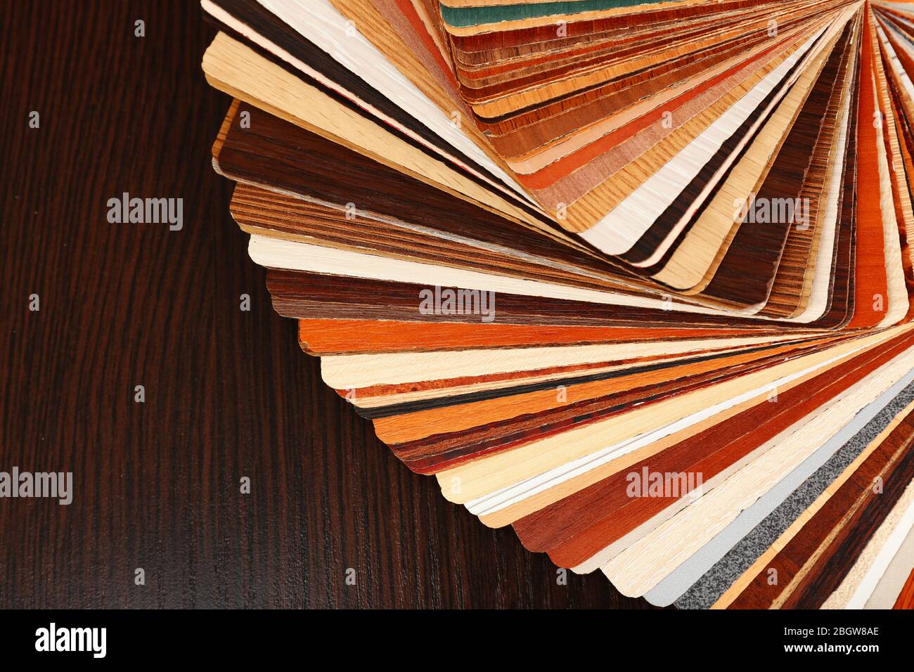 Color palette for furniture on table close-up Stock Photo - Alamy