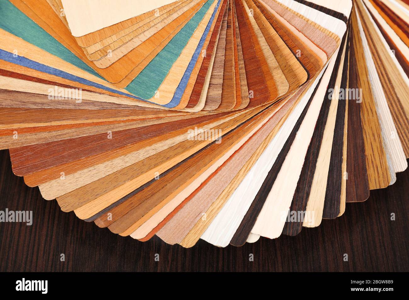 Color palette for furniture on table close-up Stock Photo - Alamy