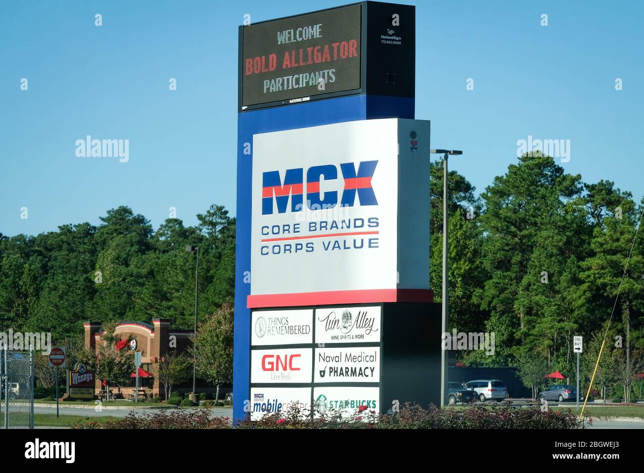 JACKSONVILLE, USA - OCTOBER 20: an information board about the ...