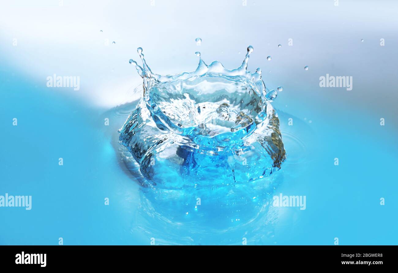 Water splash, close-up Stock Photo - Alamy