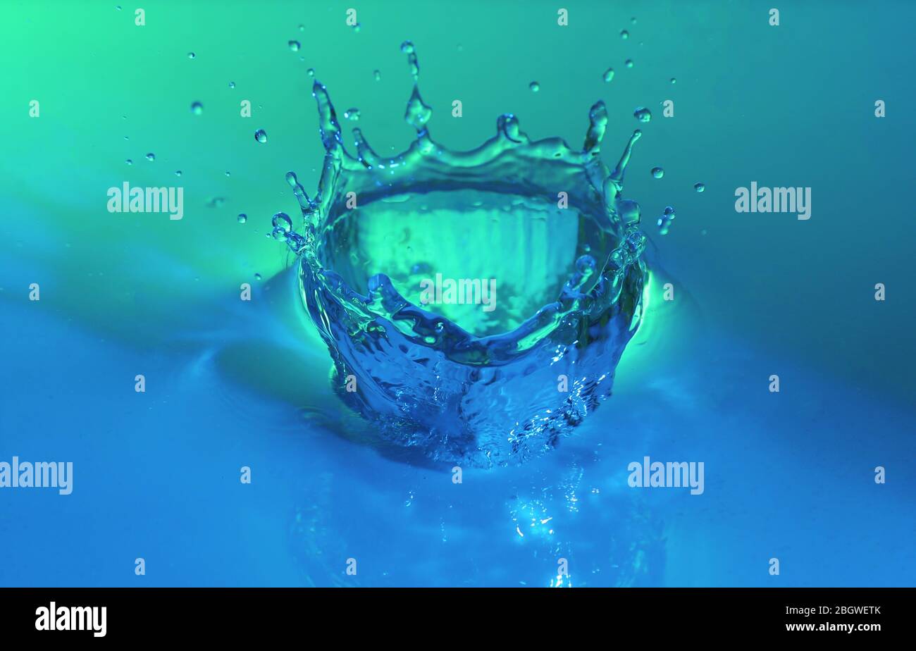 Water splash, close-up Stock Photo - Alamy