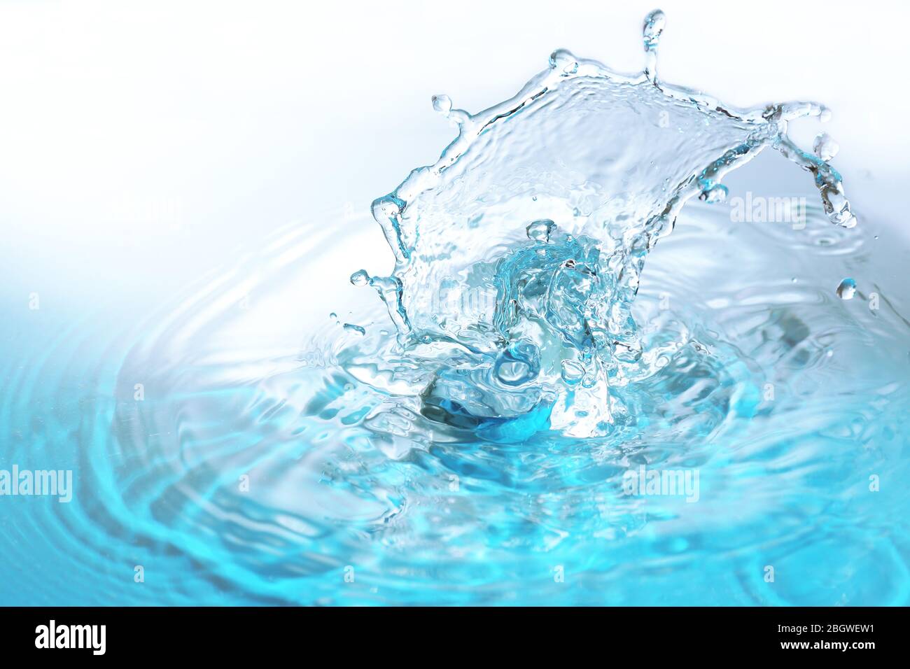 Water splash, close-up Stock Photo - Alamy