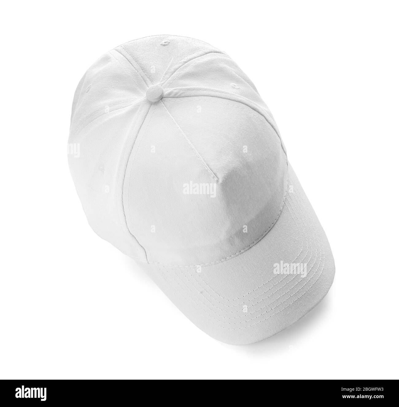 Blank cap on white background Stock Photo - Alamy