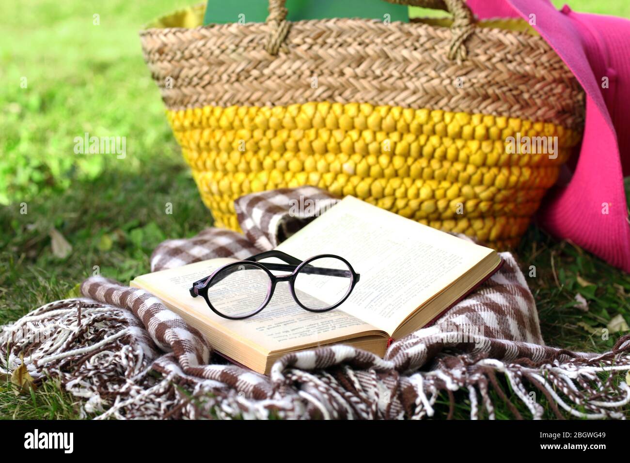 Books outside bag hi-res stock photography and images - Alamy