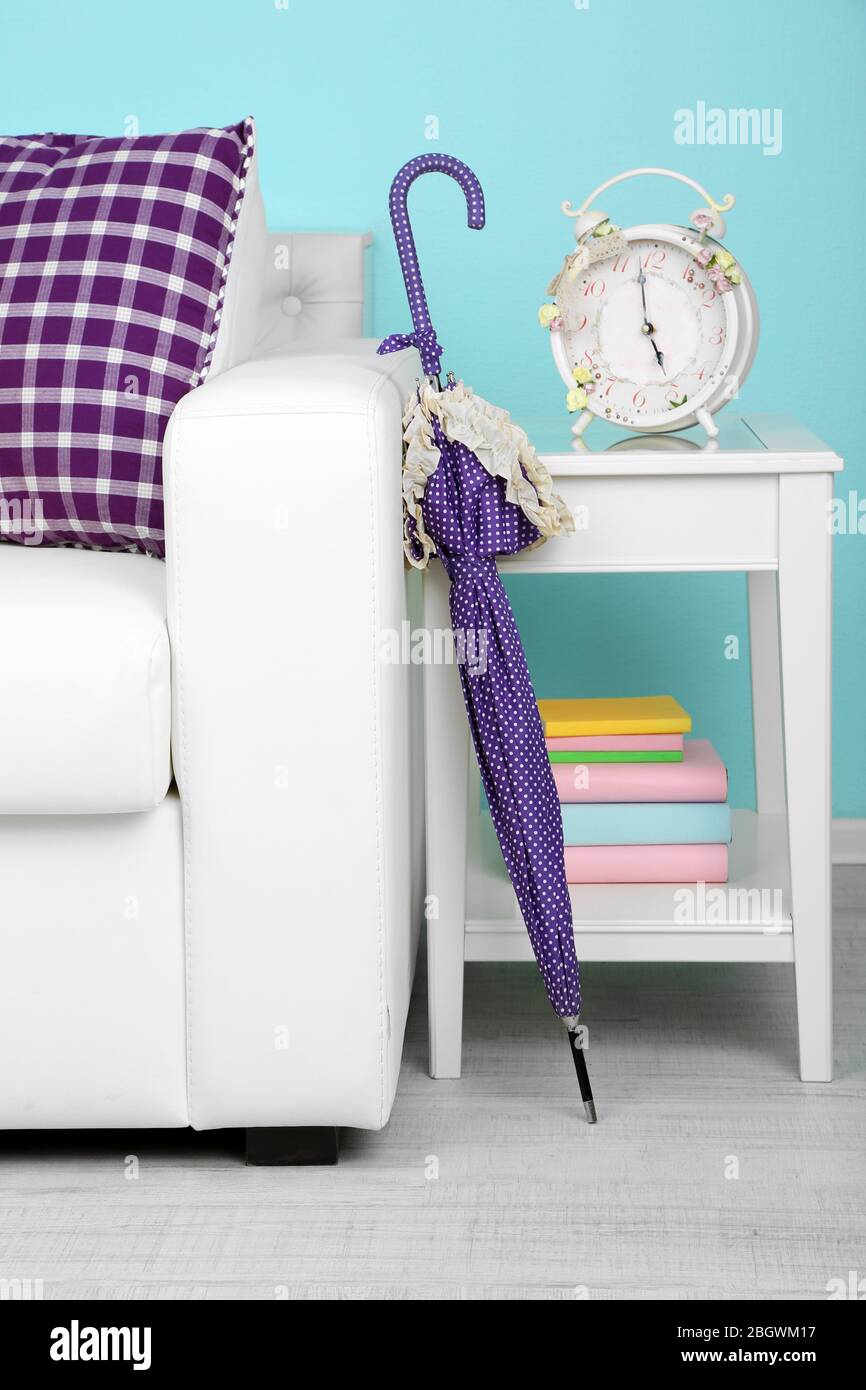 Umbrella in home interior hi-res stock photography and images - Alamy