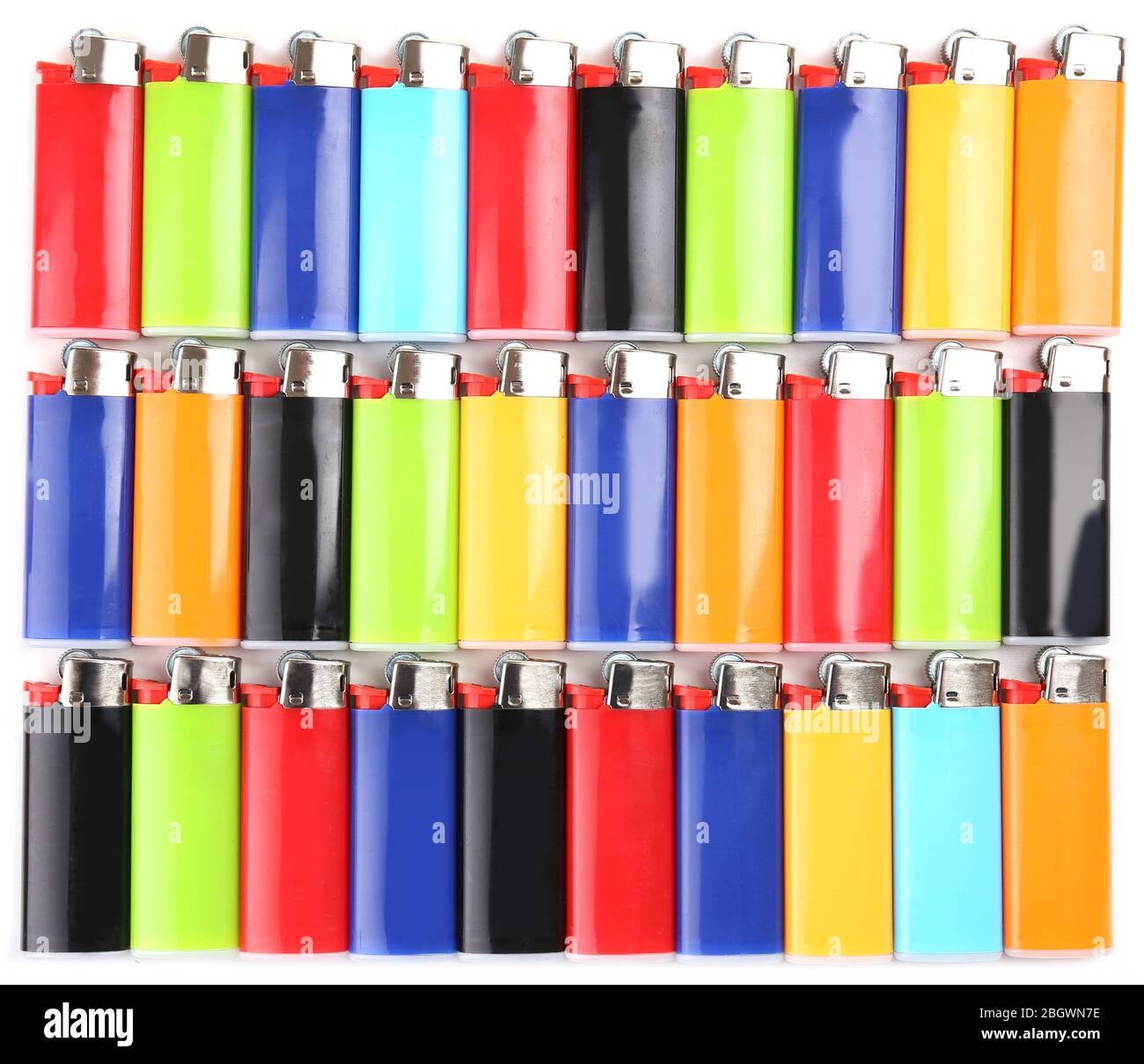 Pile of lighters Cut Out Stock Images & Pictures - Alamy