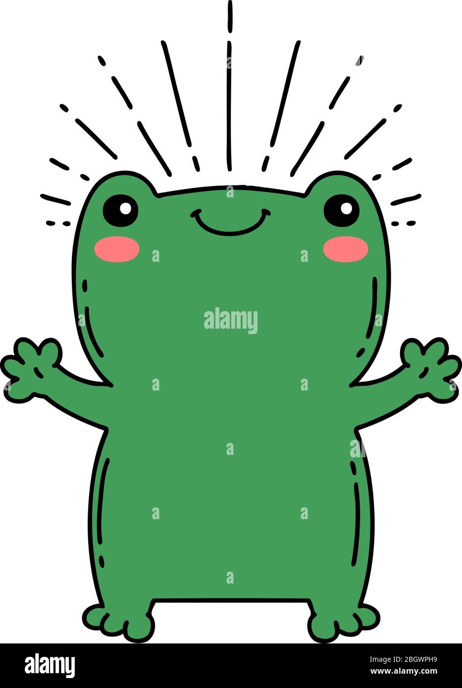 illustration of a traditional tattoo style happy frog Stock Vector ...