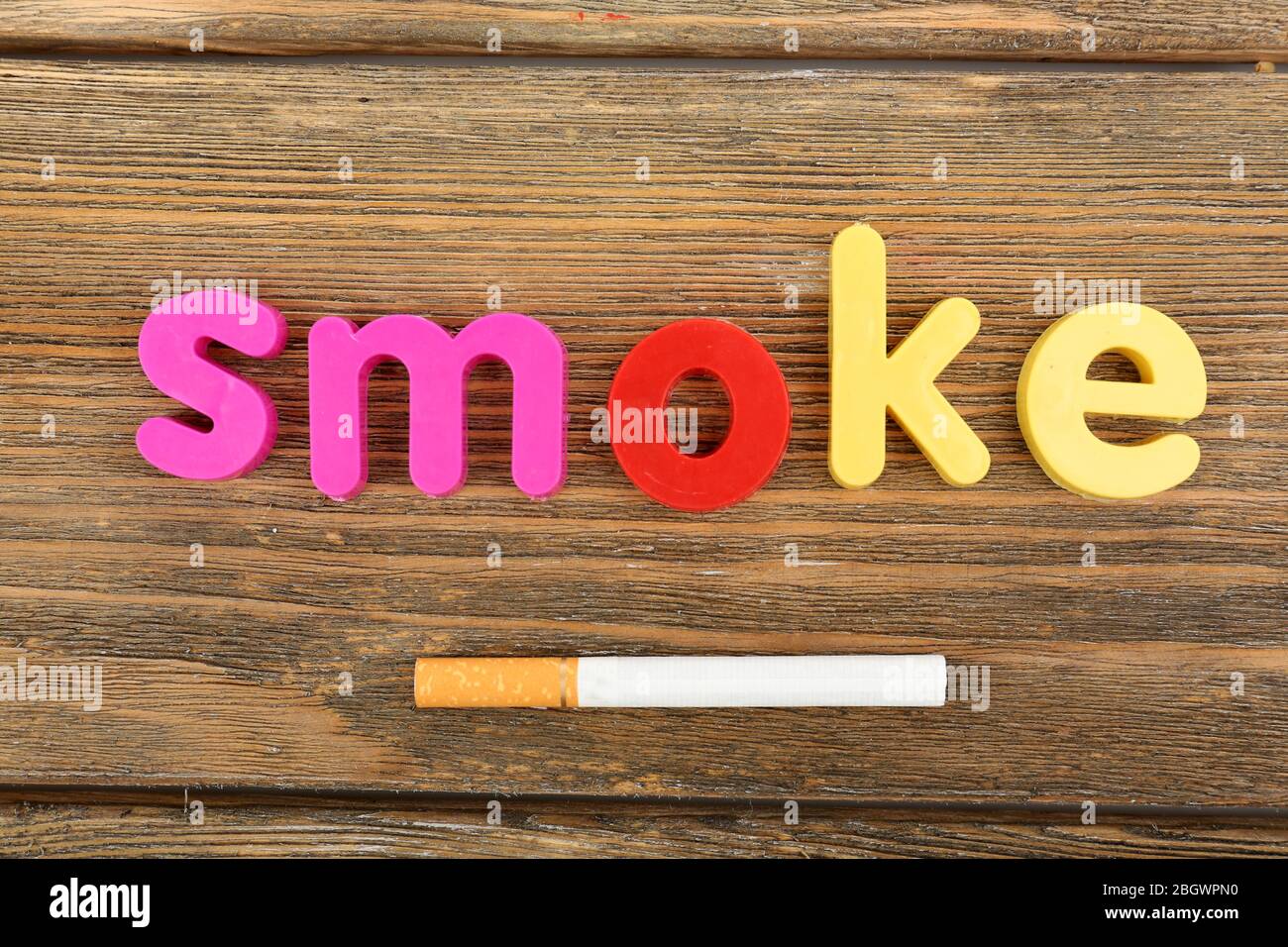 Smoke word hi-res stock photography and images - Alamy