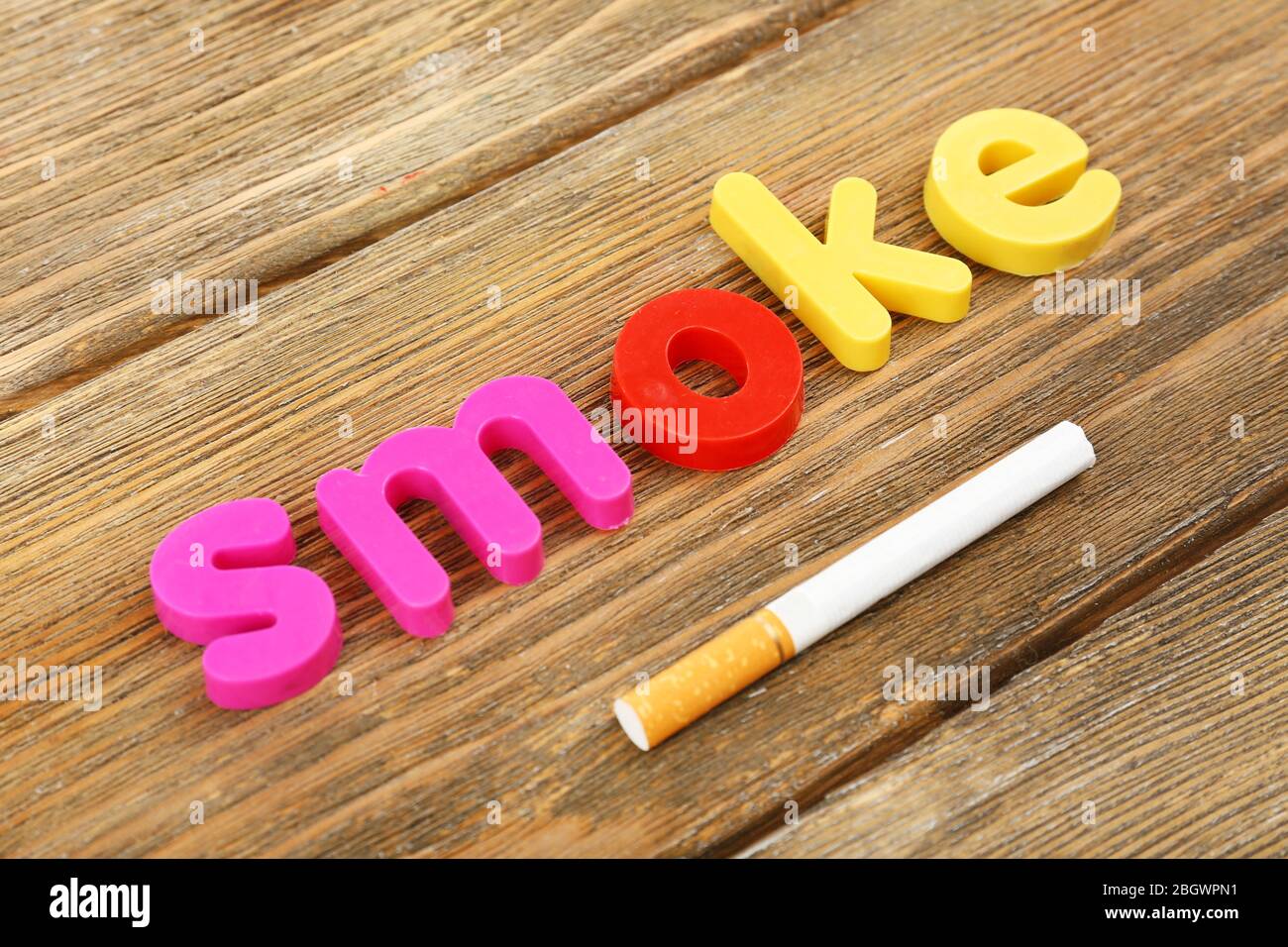 Smoke word hi-res stock photography and images - Alamy