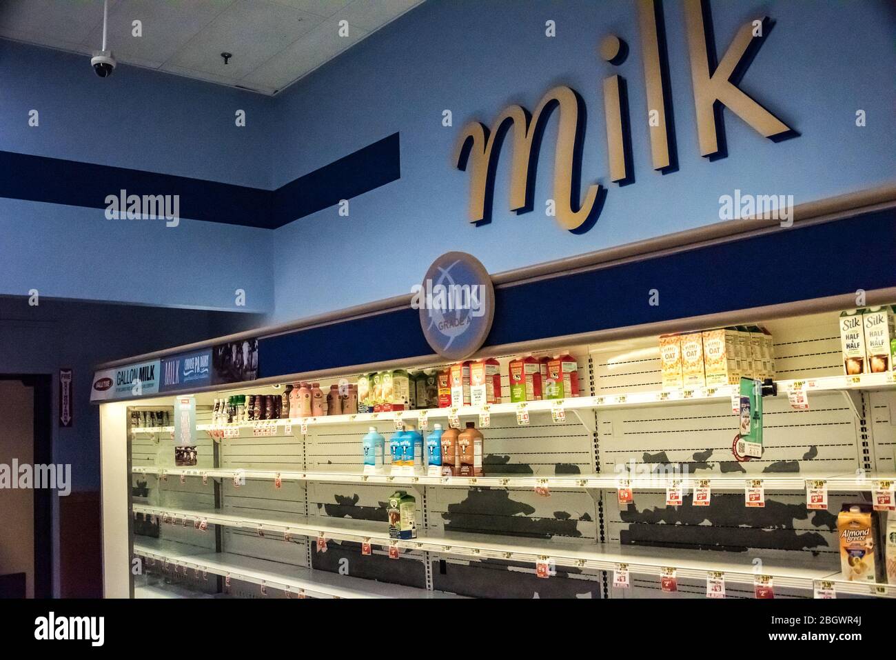 Empty produce shelves hi-res stock photography and images - Alamy