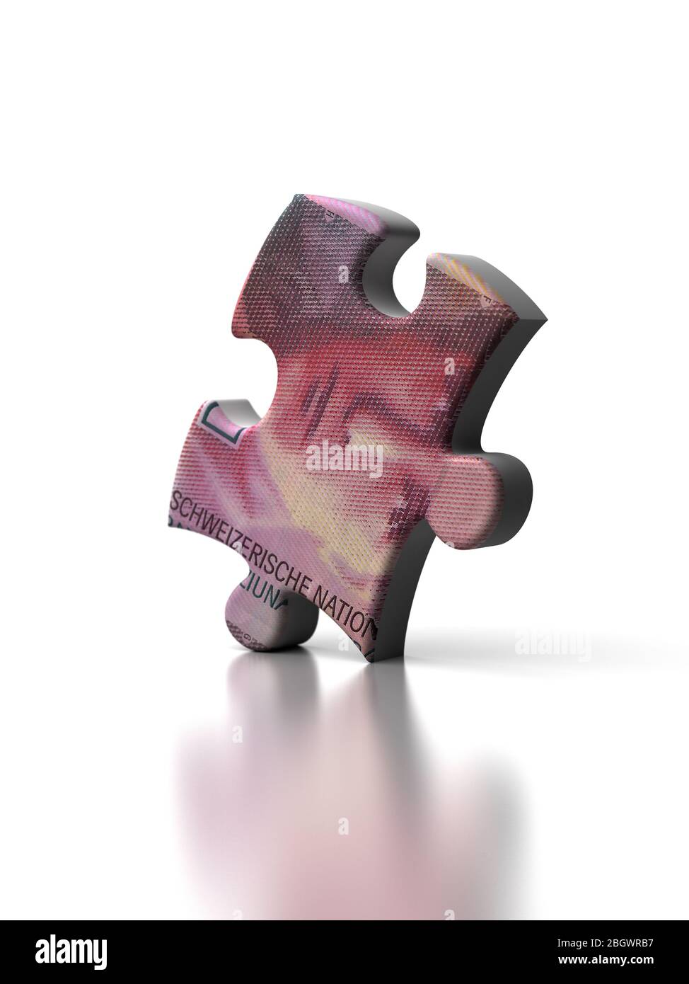Illustration banknotes swiss franc currency hi-res stock photography ...