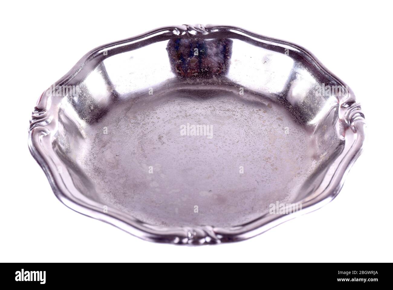 Metal plate isolated on white Stock Photo - Alamy