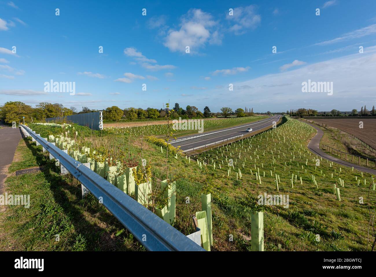 Rural dual carriageway hi-res stock photography and images - Alamy