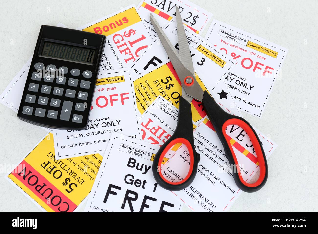 Coupons Scissors High Resolution Stock Photography and Images - Alamy
