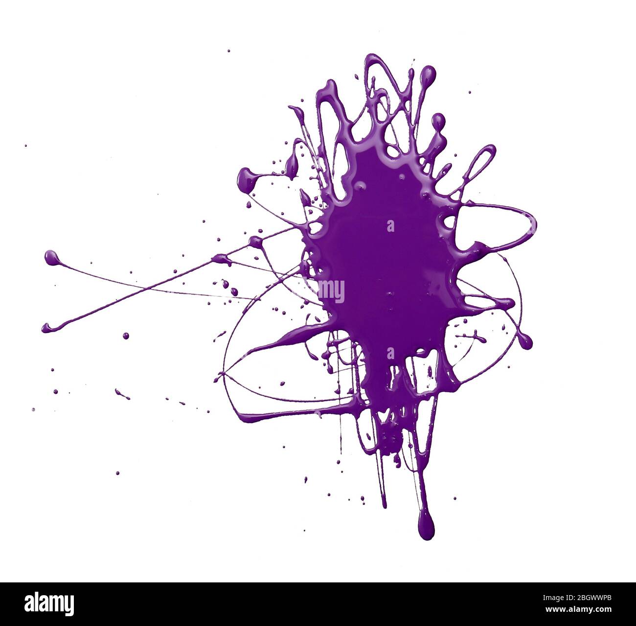 Splash of purple paint hi-res stock photography and images - Alamy