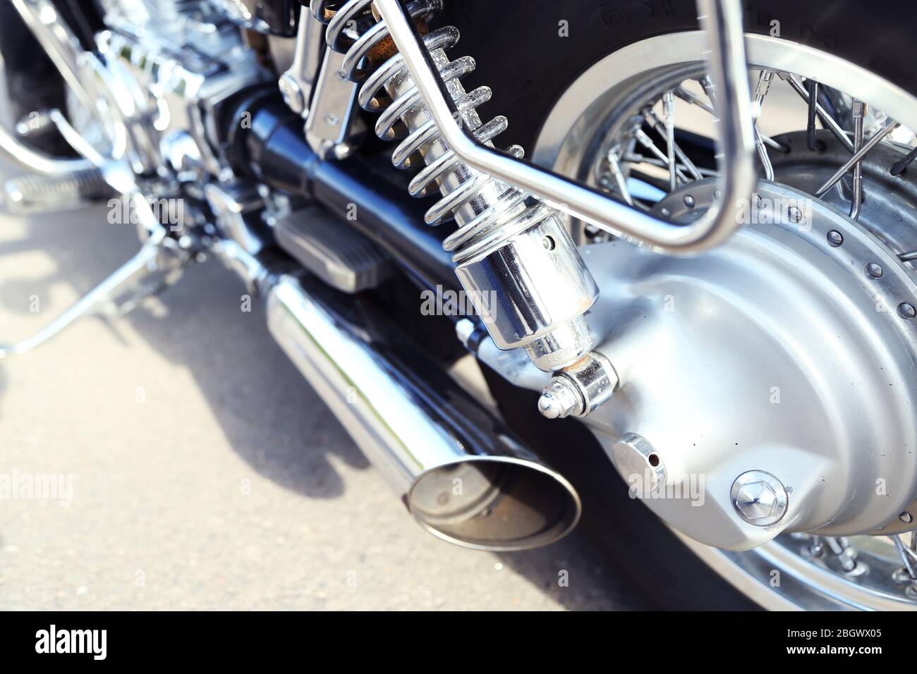 Motorcycle shock hi-res stock photography and images - Alamy