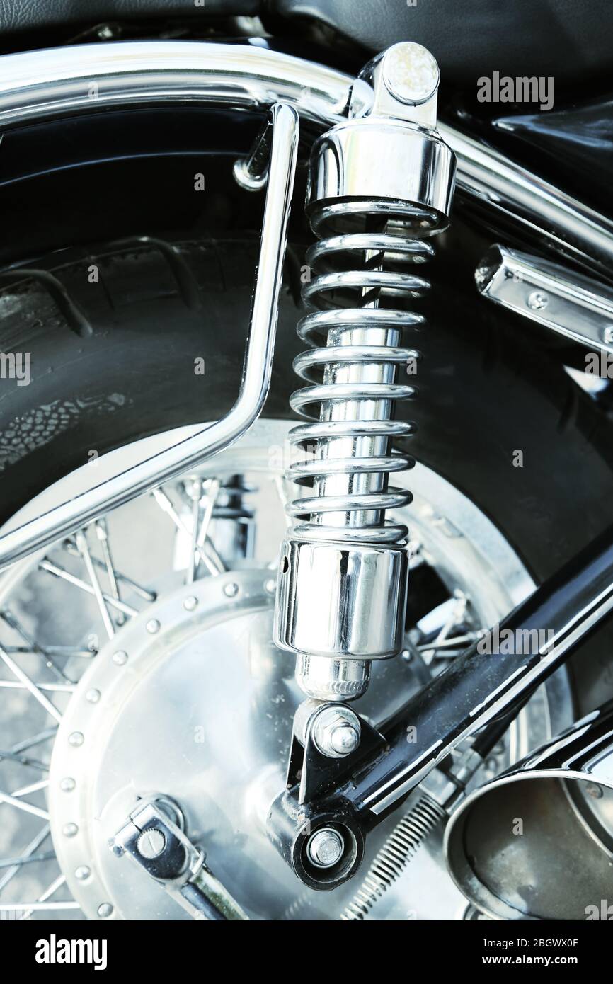 Motorcycle shock hi-res stock photography and images - Alamy