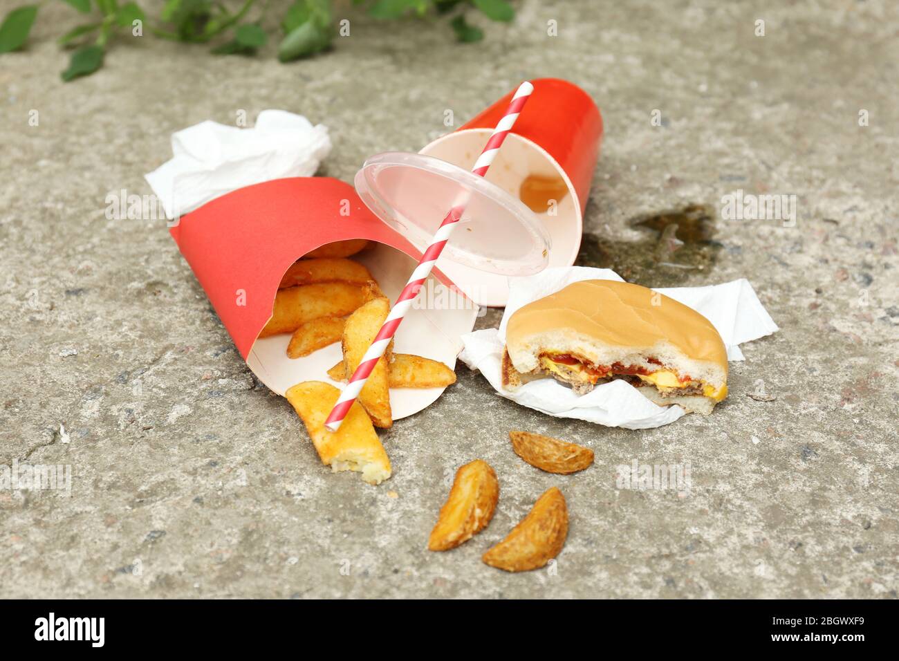 Fast Food Litter High Resolution Stock Photography and Images - Alamy