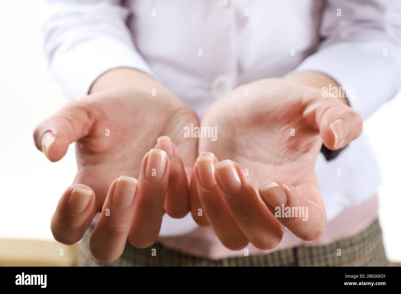 Human hands close-up Stock Photo - Alamy
