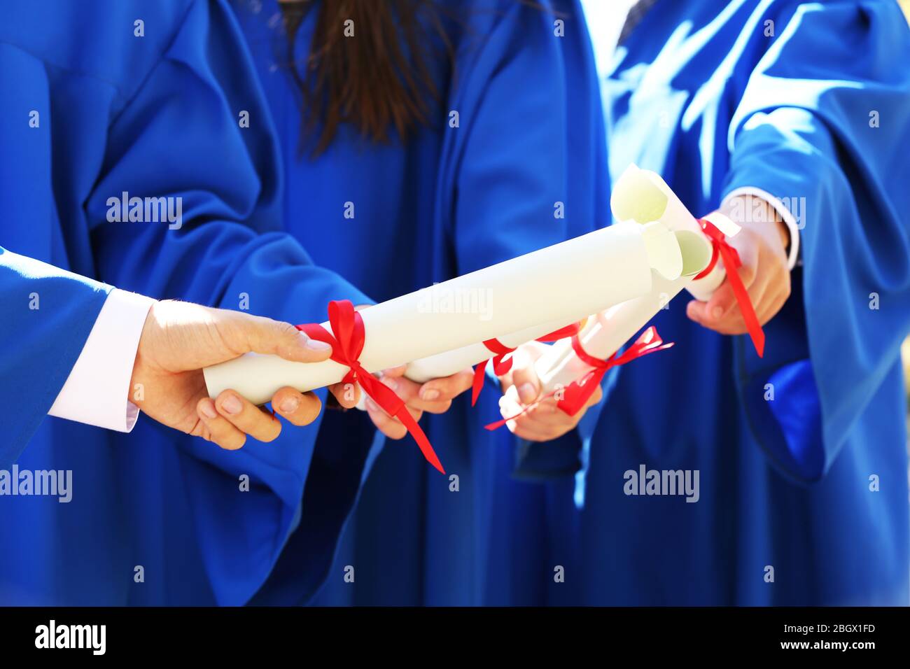 Close up graduate holding hi-res stock photography and images - Alamy