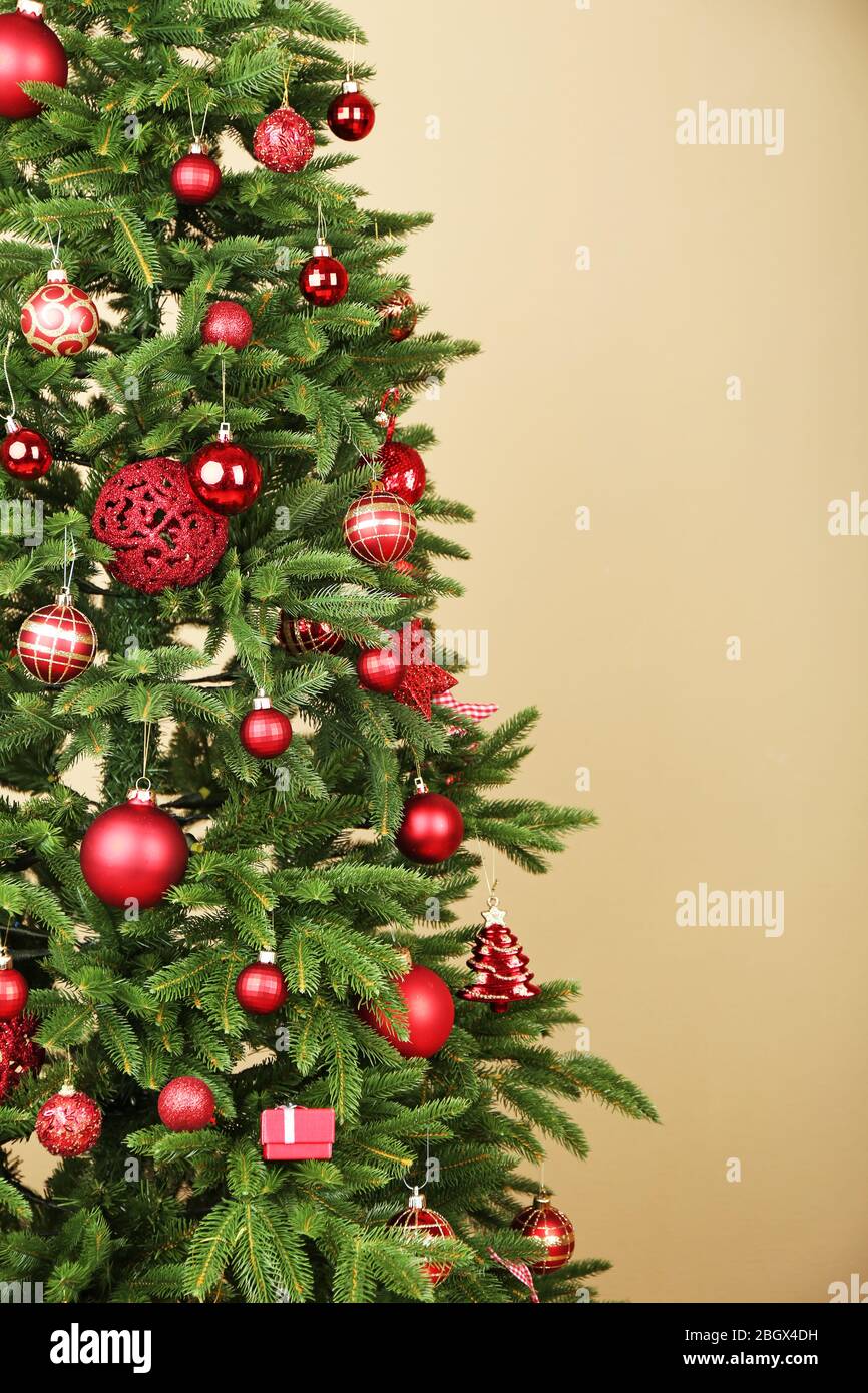 Closeup shot decorated tree hi-res stock photography and images - Alamy