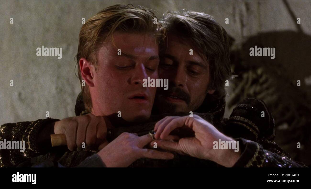 London.UK. Nigel Terry as Caravaggio and Sean Bean in a scene in ...