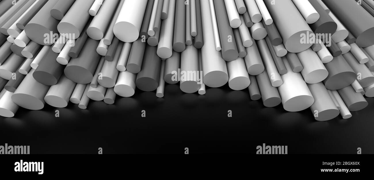 Plastic rods on dark background Stock Photo - Alamy
