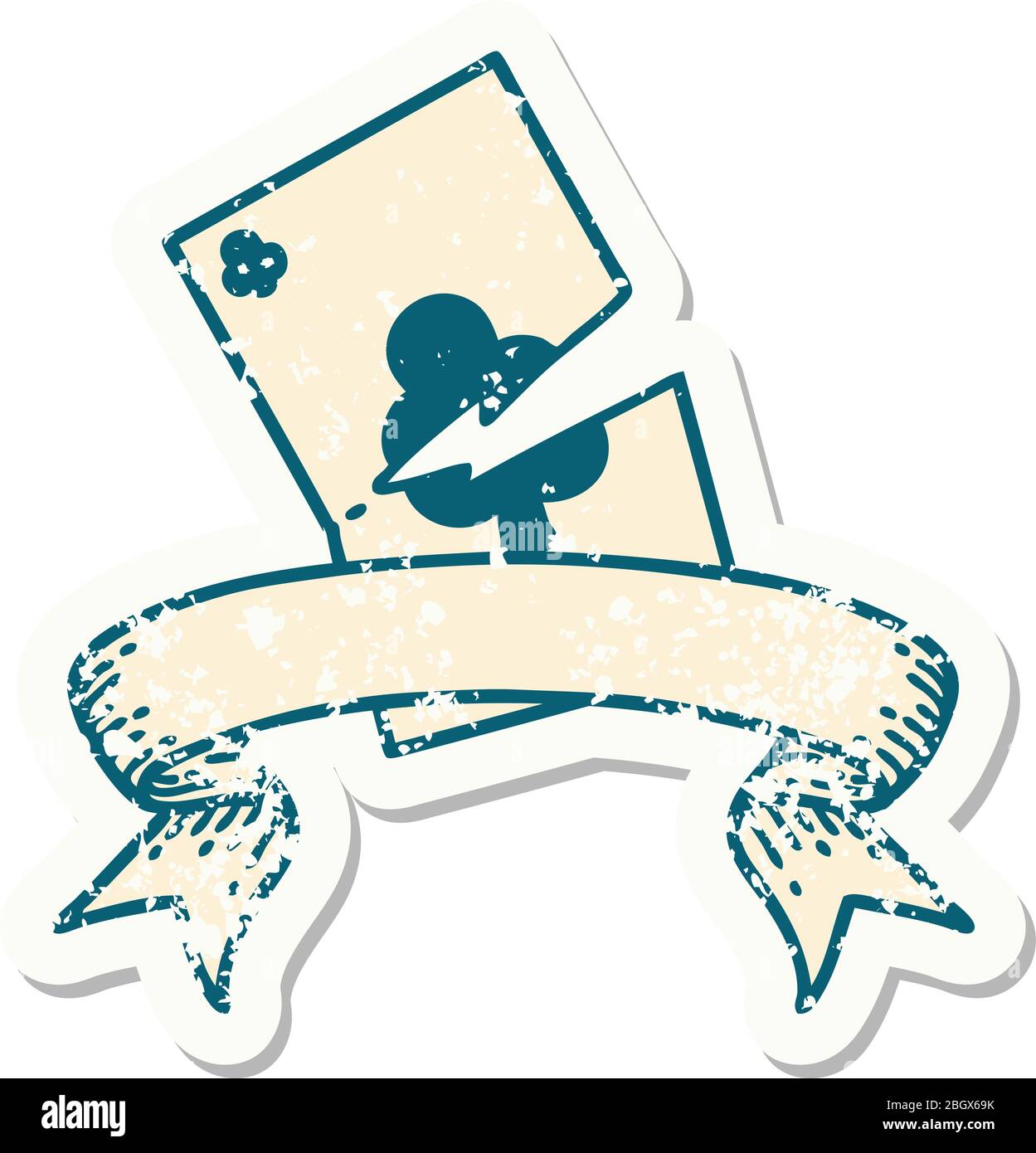 Worn out sticker Stock Vector Images - Alamy