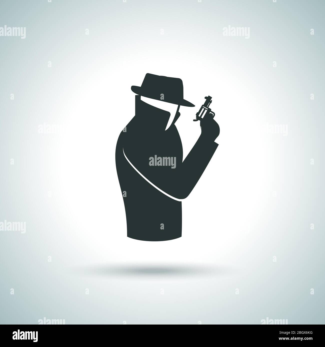 Secret service agent Stock Vector Images - Alamy