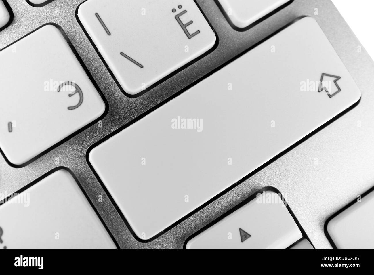 Close up of keyboard of modern laptop Stock Photo - Alamy