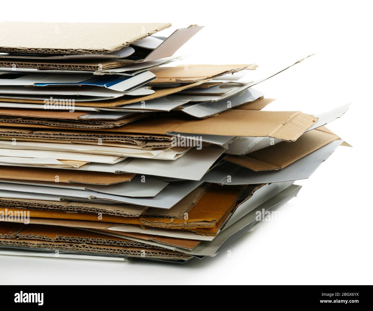 Big stack of papers, isolated on white Stock Photo - Alamy