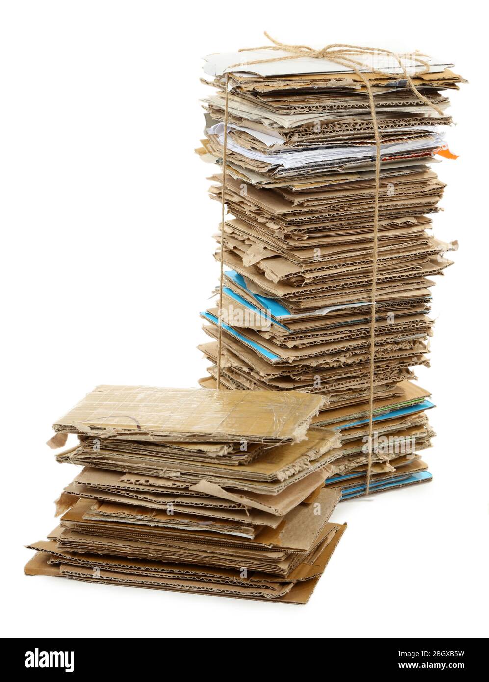 Big stack of papers, isolated on white Stock Photo - Alamy