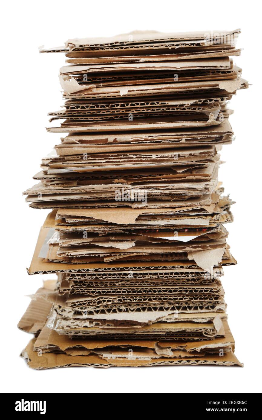Big stack of papers, isolated on white Stock Photo - Alamy