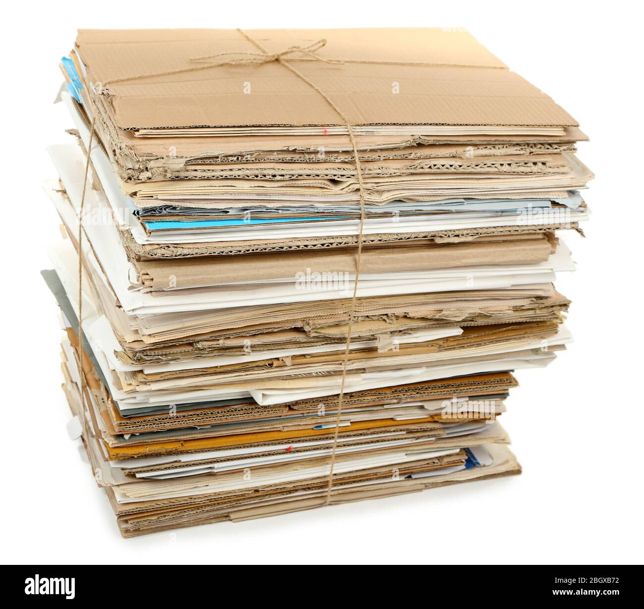 Big stack of papers, isolated on white Stock Photo - Alamy