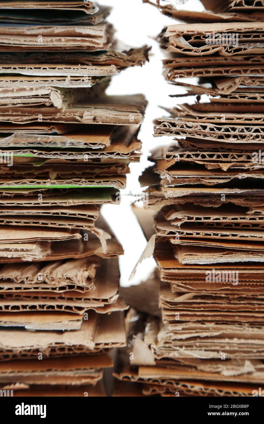 Pile messy stack folded hi-res stock photography and images - Alamy