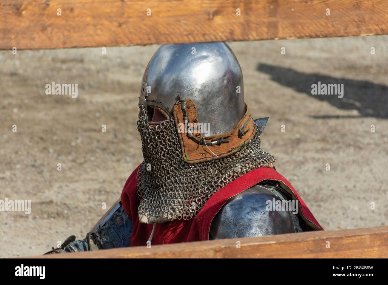 Buhurt fighters at Hämeenlinna Medieval Fair in hämeenlinna Finland in ...